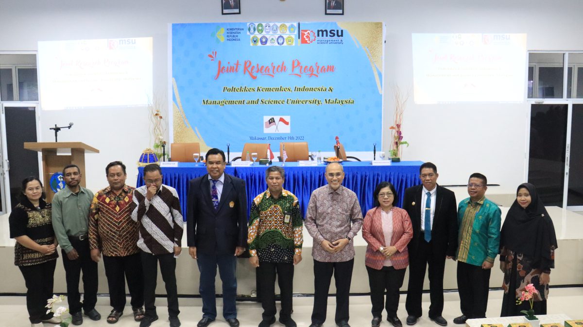 JOINT RESEARCH PROGRAM POLTEKKES KEMENKES RI & MANAGEMENT AND SCIENCE ...